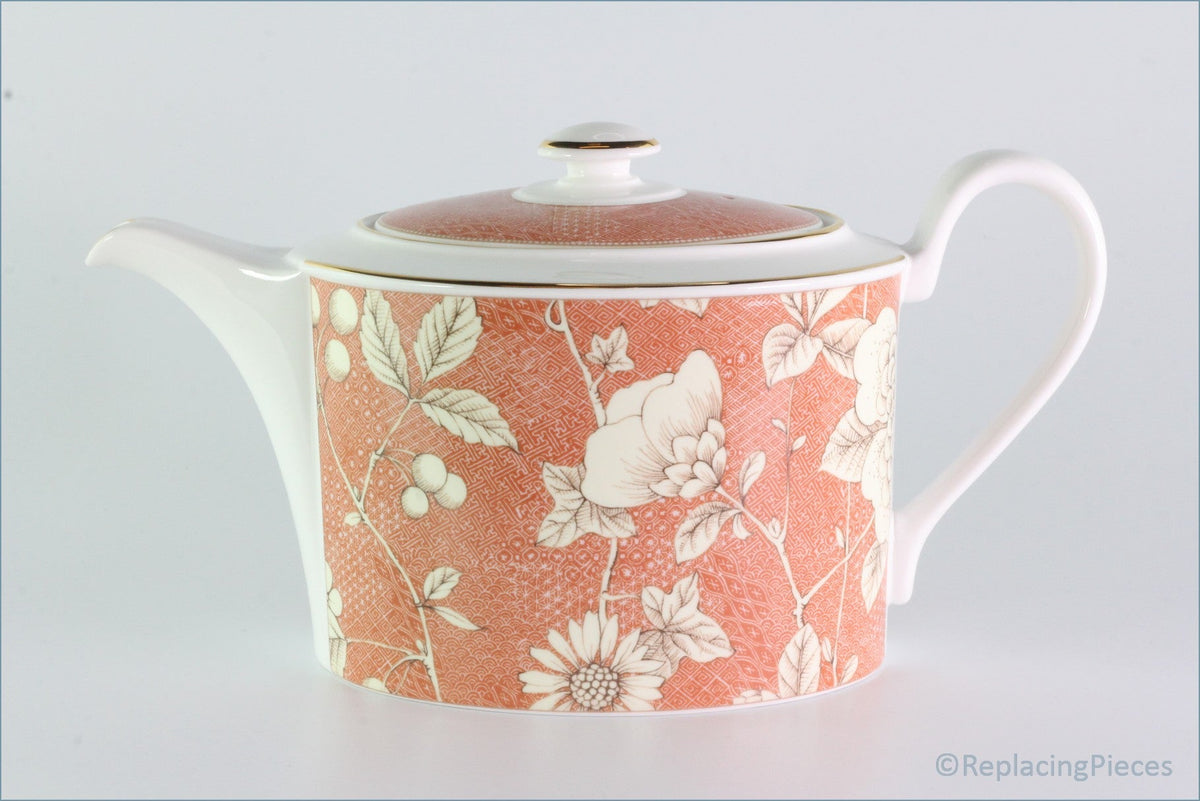 Wedgwood - Frances (Peach) - Teapot – ChinaMatchers