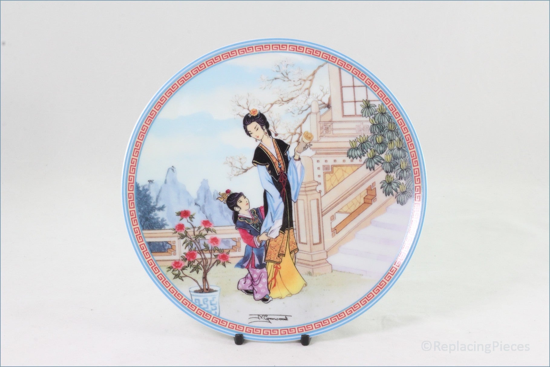 Bradford Exchange - Beauties Of Chin Ling - White Silk – ChinaMatchers